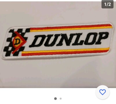 Patch Thermocollant Brodé Dunlop L 10cm H 3cm | eBay