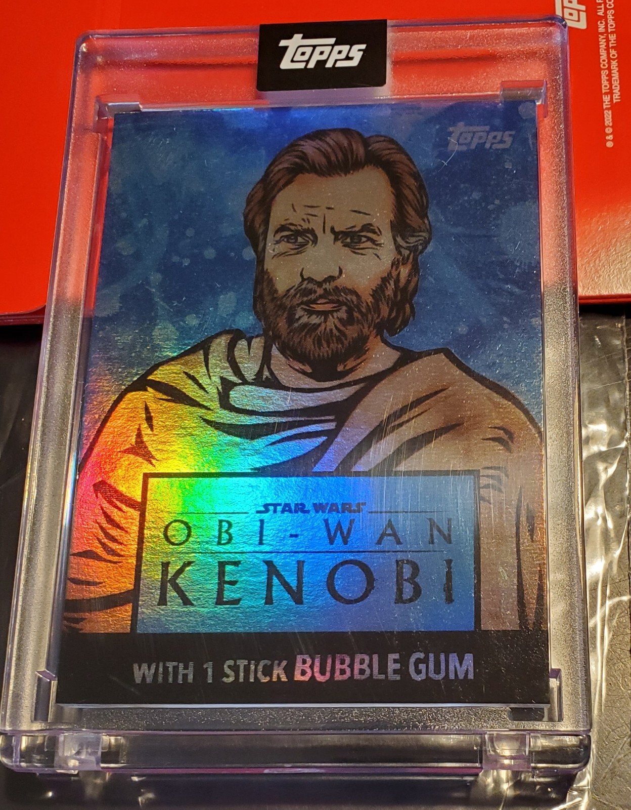 Foil Obi-Wan Kenobi Topps Star Wars Wrapper Art Ewan McGregor Blake ...