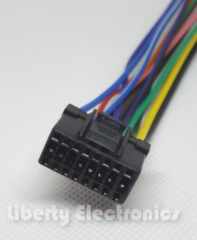 New 16 Pin AUTO STEREO WIRE HARNESS PLUG for ALPINE CDE-151 / CDE-152 ...
