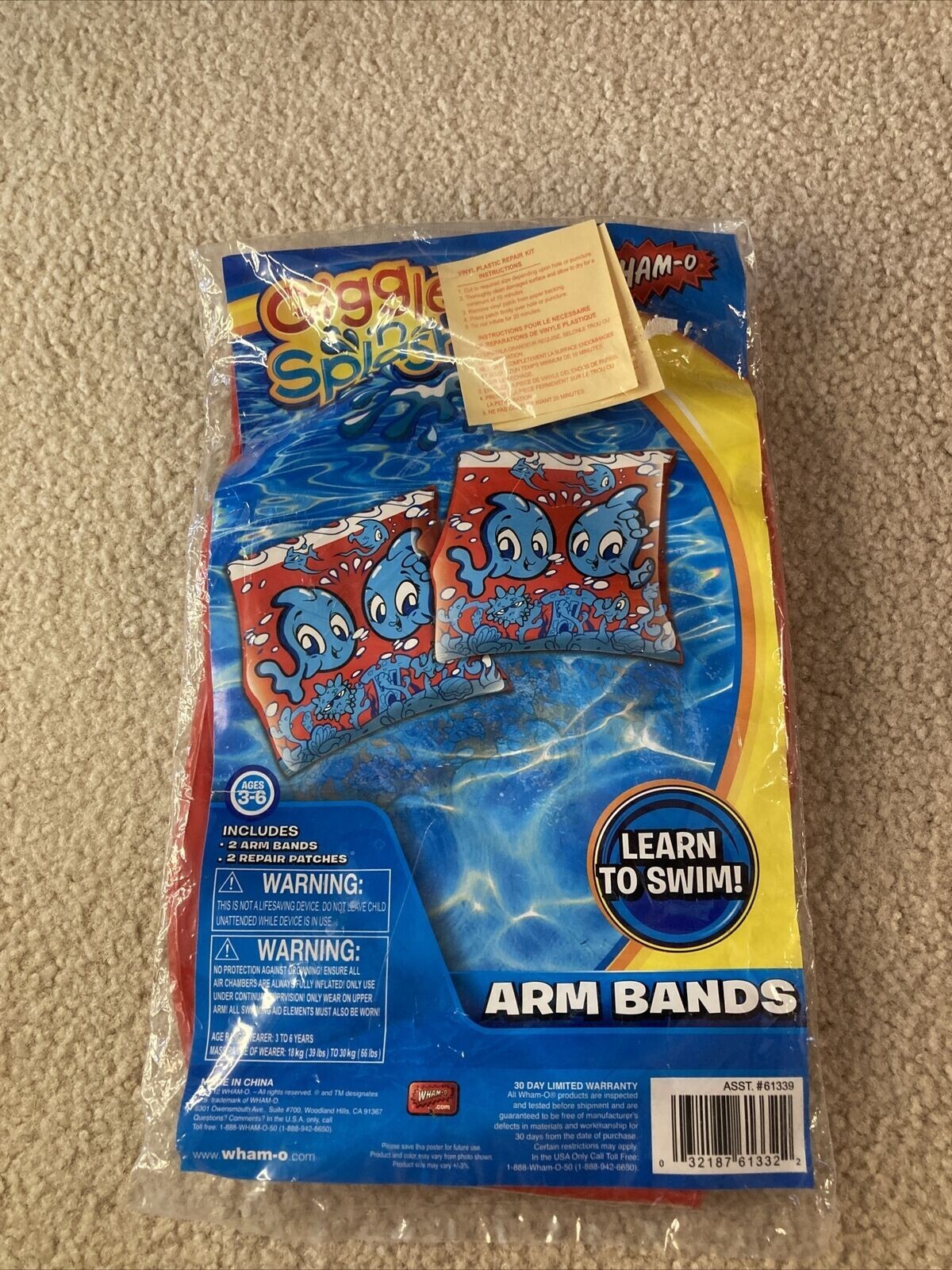 2 SETS Wham-o Giggle n Splash Water Wings - Swimmies 2 PACKS | eBay