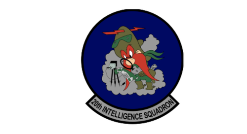 4" air force 20th intelligence squadron bumper sticker decal usa made ...