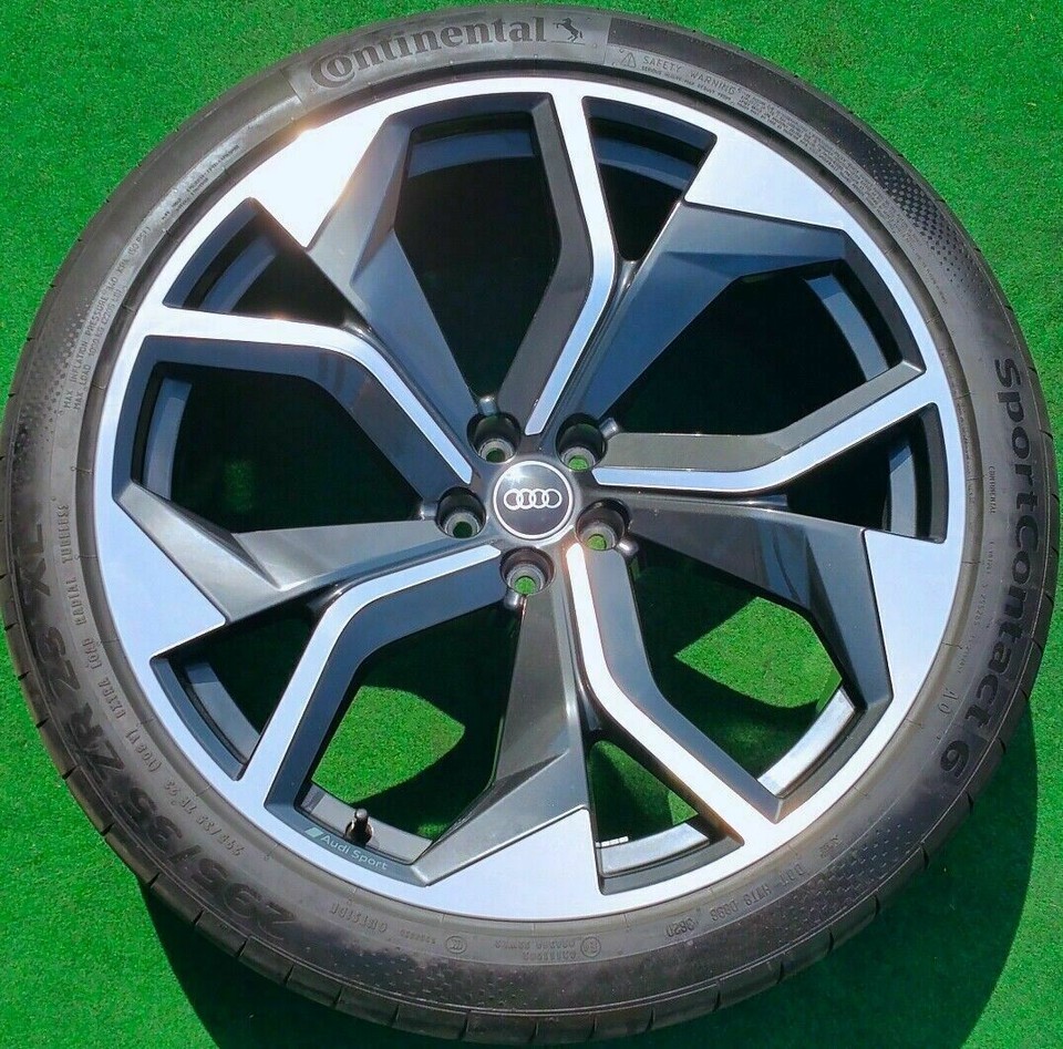 4 Factory Audi RSQ8 Wheels Tires 23 inch Q8 RS SQ8 Genuine Original Y ...