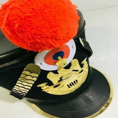 Napoleon Grenadier helmet , Leather shako Helmet, Shako Helmet | eBay