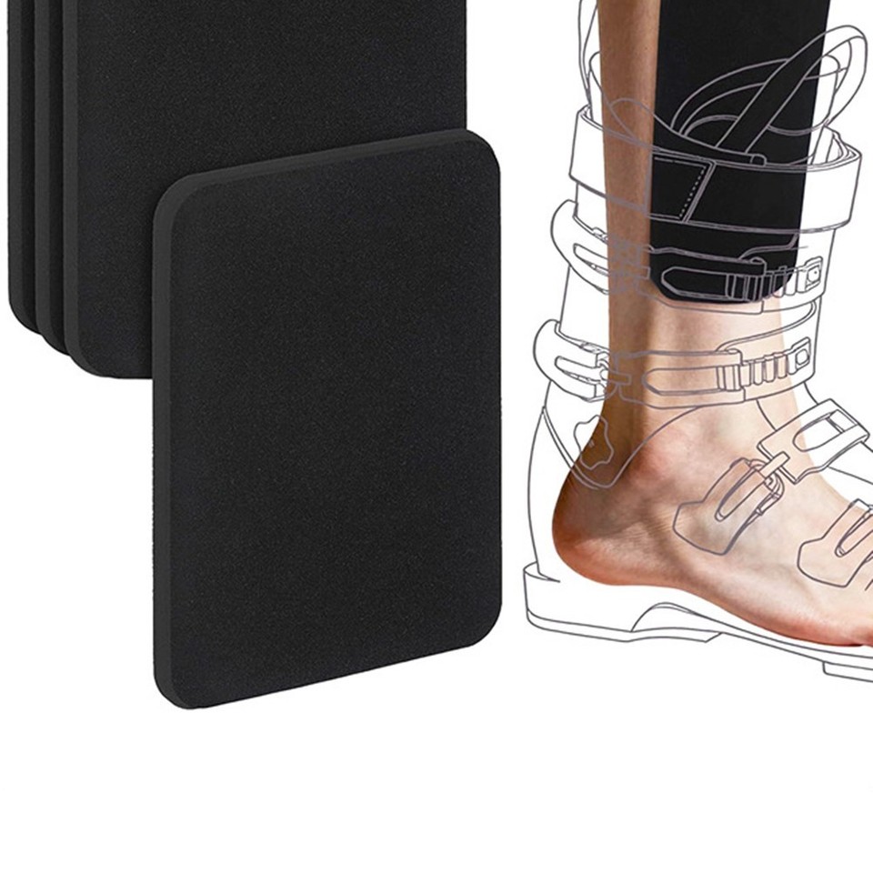 Snowboard Shin Pads High-density Plastic Foam Shock Absorption Reduces ...