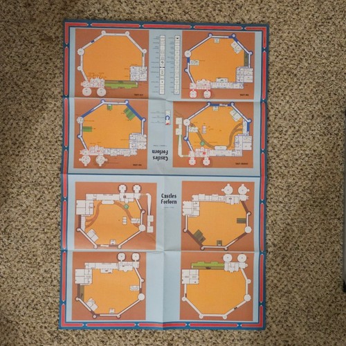 AD&D Fold Out Map #1 from Ravenloft Castles Forlorn - Dungeons Dragons ...