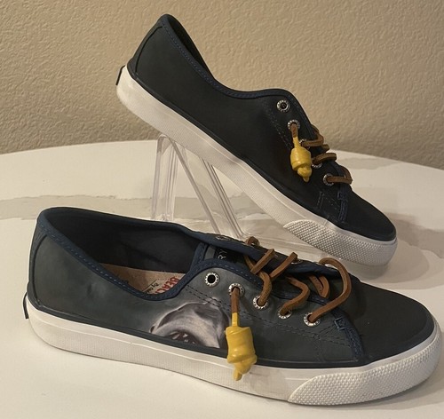 SPERRY JAWS Shark Slip On Boat Shoes Sneakers Women Size 5.5 Limited ...
