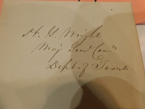 339 Department Of Texas Civil War Major General HG Wright Commander ...