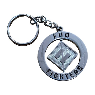 FOO FIGHTERS official metal spinning keyring keychain | eBay