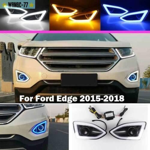 For Ford Edge 2015-2017 2018 LED Lamp Front Bumper Light Day Running ...