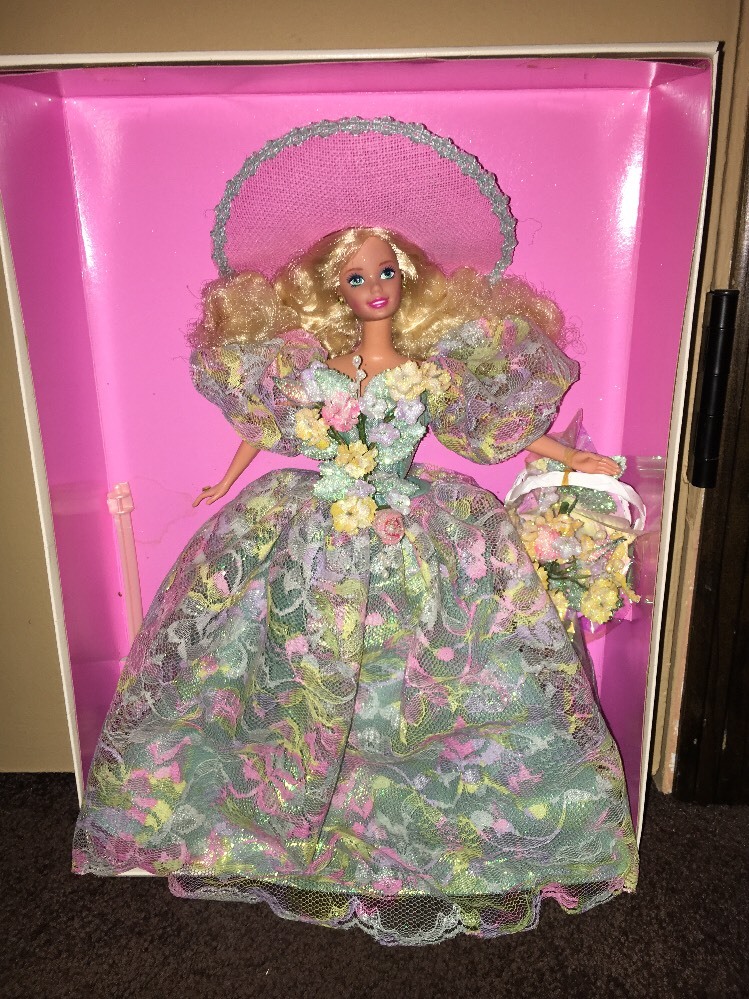 Spring Bouquet 1995 Barbie Enchanted Seasons Collection Limited Edition ...