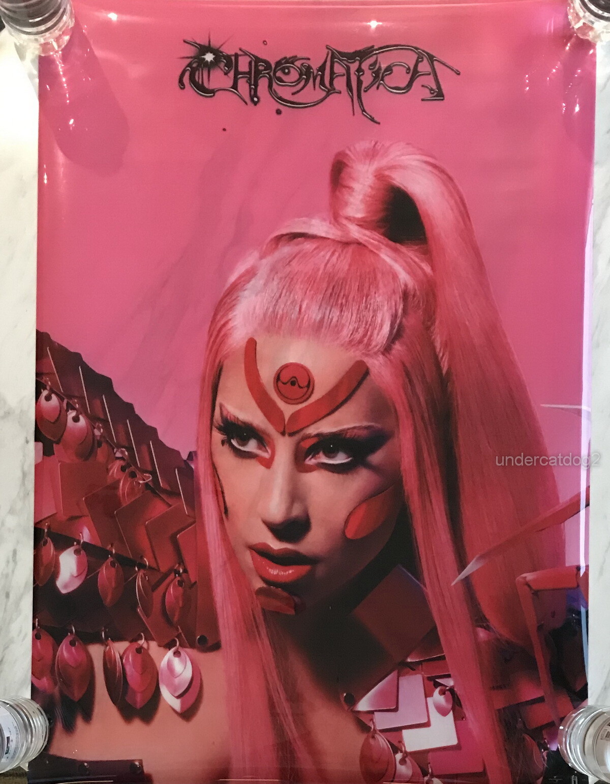 Lady Gaga Chromatica 2020 Taiwan Promo PVC Poster | eBay