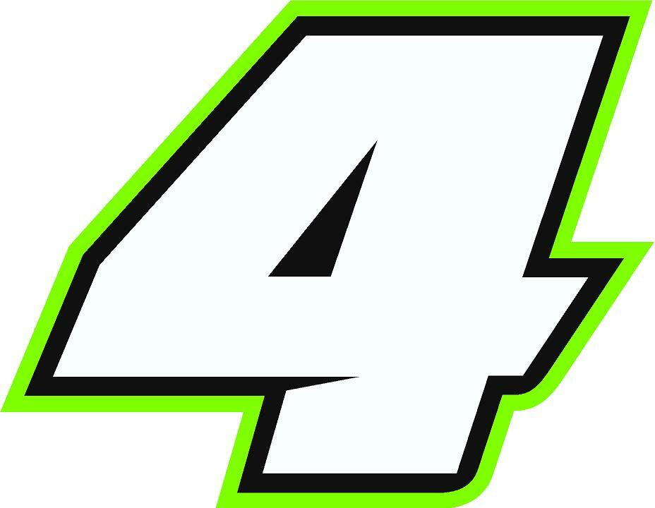 NEW FOR 2020 #4 Hallie Deegan Racing Sticker Decal - SM thru XL ...