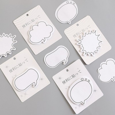 Simple Stationery Self-Adhesive Memo Pad Note Paper Sticky Notes ...