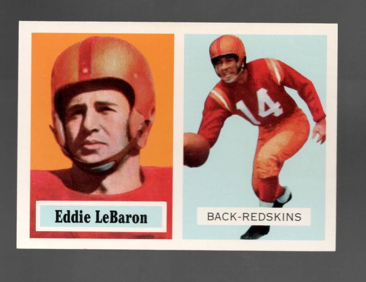 1994 Topps Archives 1957 Eddie LeBaron Washington Redskins #1 Near Mint ...