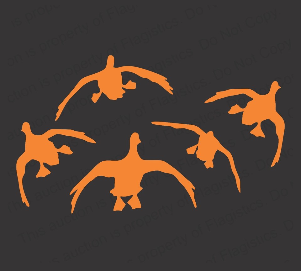 Duck Hunting Waterfowl Vinyl Decal for Window Car Truck Locked Up ...