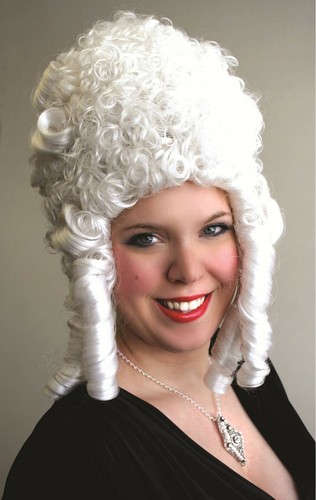 COLONIAL LADY COSTUME WIG MARIE ANTOINETTE VICTORIAN GIBSON QUEEN ...