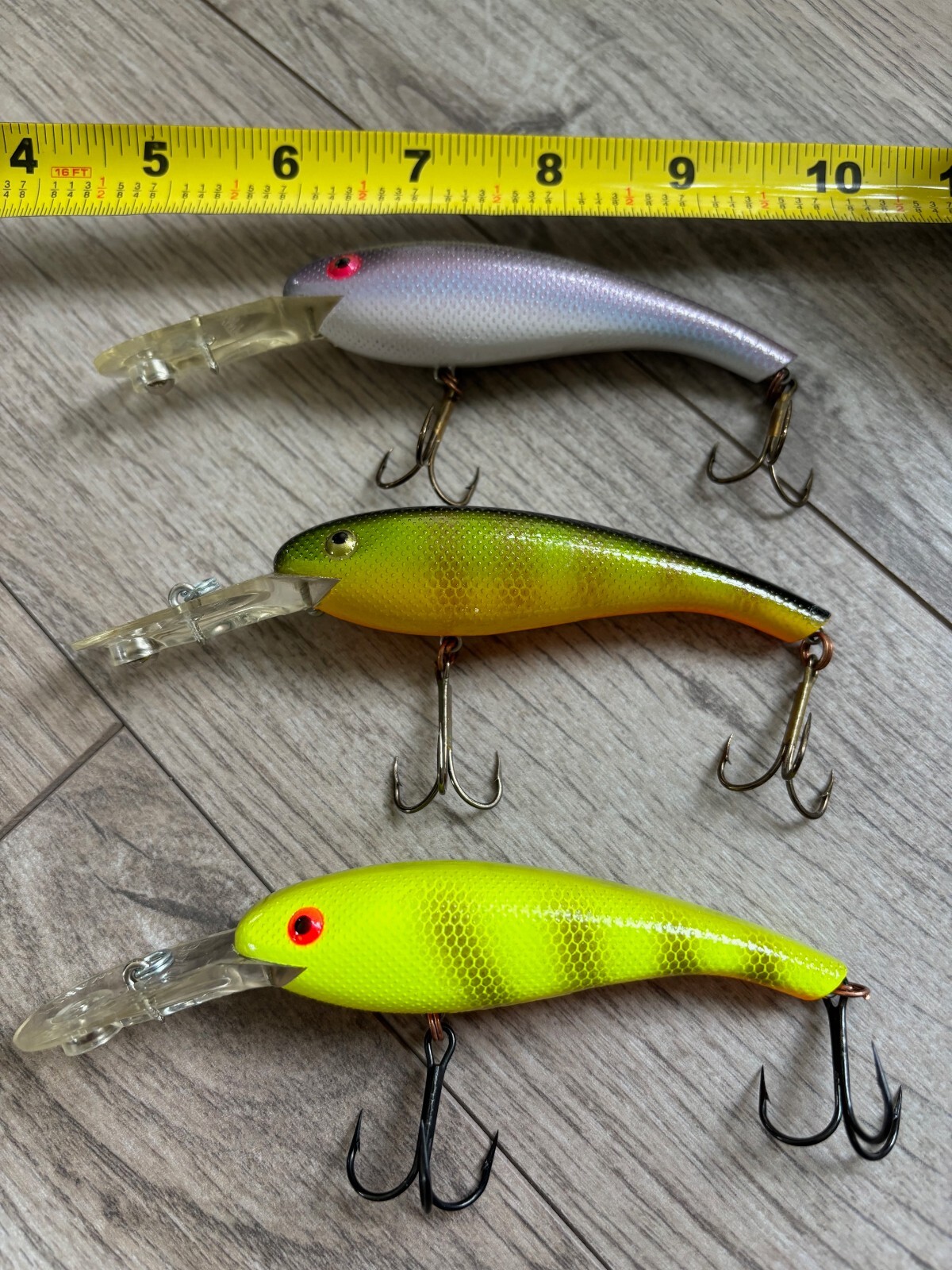 Lot of 3 Cotton Cordell Mag Wally Diver CD7 3 3/4" 3/4oz Discontinued ...