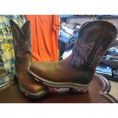 Justin steel toe boots barely worn size 12D | eBay