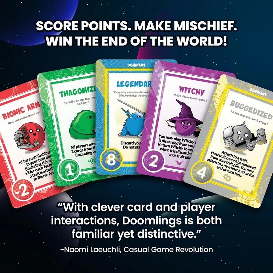 Doomlings - A Delightful Card Game for The End of The World - Best New ...