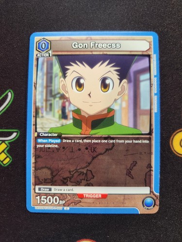 EXACT CARD PICTURED Gon Freecss HTR-1-005 Union Arena Hunter X Hunter ...
