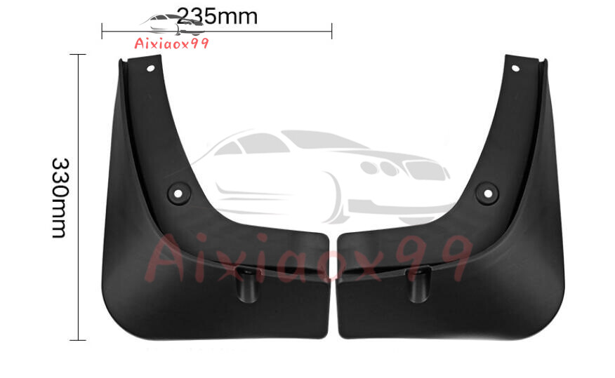 4x Black Mud Flaps Splash Splashproof Fender Mudguard For Genesis GV70 ...