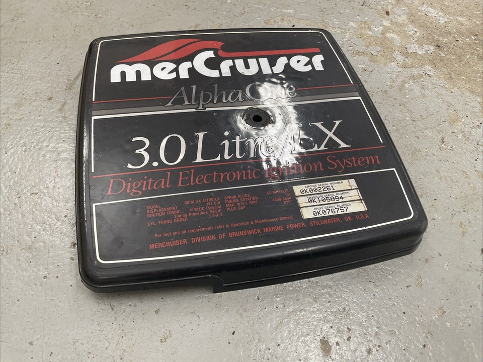 Mercruiser Alpha One 3.0L LX Air Intake Cleaner Filter Spark Arrestor ...