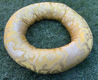 Singing Bowl Cushion-Donut Shape-25 cm-Yellow-FREE POSTAGE | eBay Australia