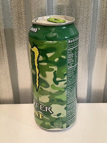 Monster Energy M-100 Ghost Top Lip Dented Full Can FLAWS** | eBay