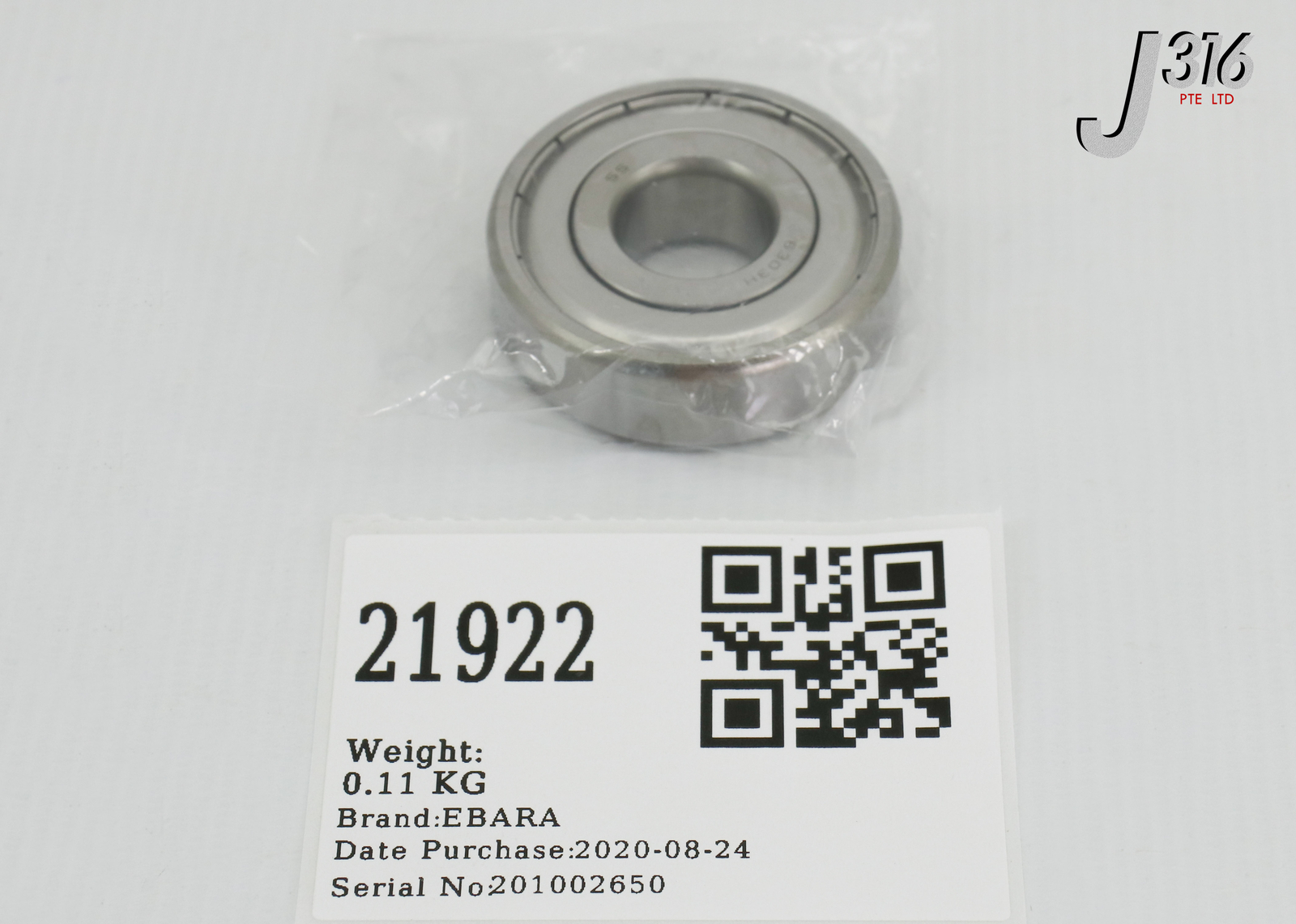 21922 EBARA BEARING, DEEP GRV, SS6303ZZ, 6303H (NEW) C-1124-046-0001 | eBay