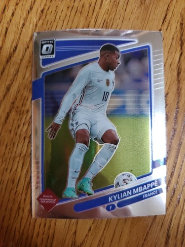 2021-22 Donruss Qatar Soccer Kylian Mbappe Optic Base Card #60 France ...