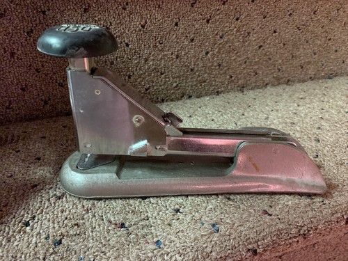 Vintage Bates H-30 Industrial Heavy Duty Office Desk Stapler Mercury ...