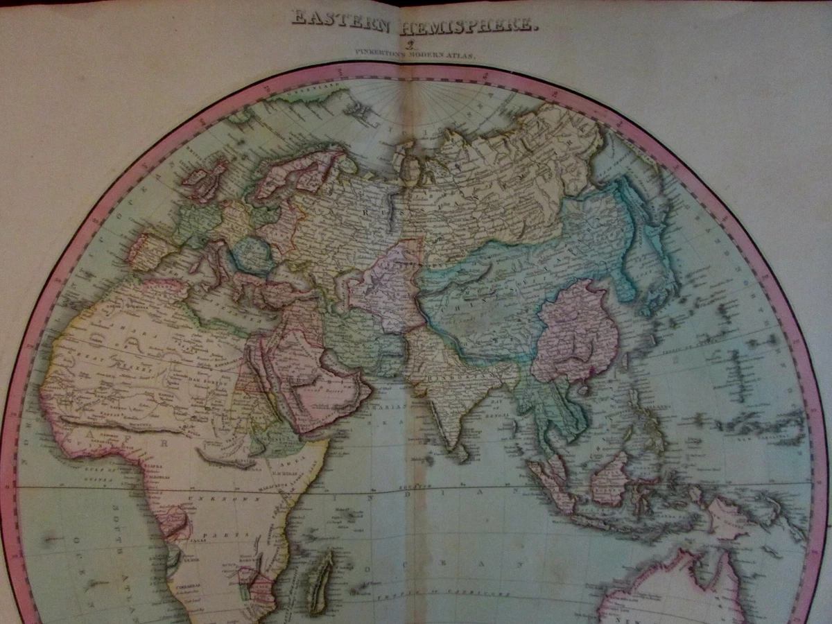 Modern Eastern Hemisphere Map