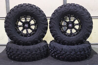 CAN AM COMMANDER 700 30" CARNIVORE RADIAL ATV TIRE 14" HL4 WHEEL KIT ...