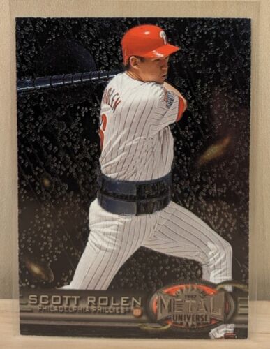 1997 Skybox METAL UNIVERSE #205 Scott Rolen ROOKIE CARD RC ETCHED FOIL ...