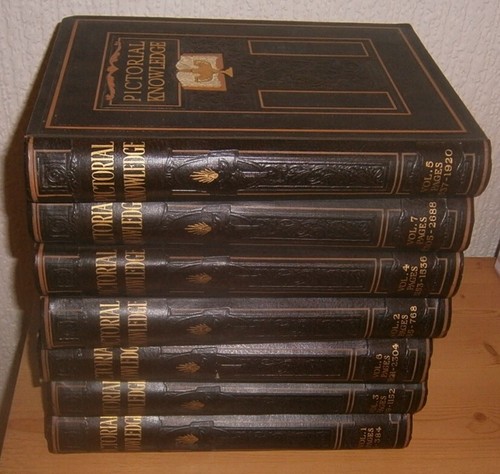 Newnes Pictorial Knowledge Books Hardback Vol 1-7 -collect from ...