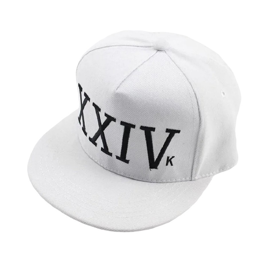 XXIVk 24K White Baseball Cap Bruno Mars Hat 24 K Magic XXIV K ...