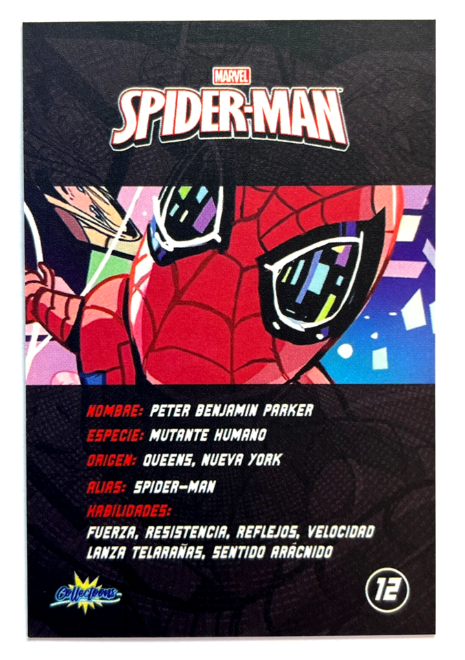 2025 SPIDER-MAN Collectoons Card #012 SPIDER MAN Peter Parker Marvel | eBay
