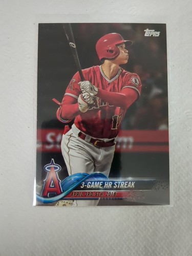 2018 Topps Update Series - Season Highlights Checklist #US189 Shohei ...