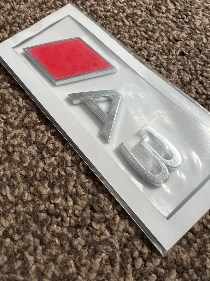 AUDI A3 REAR LETTERING FOR LID TRUNK, BADGE, EMBLEM, SILVER 2024 ...