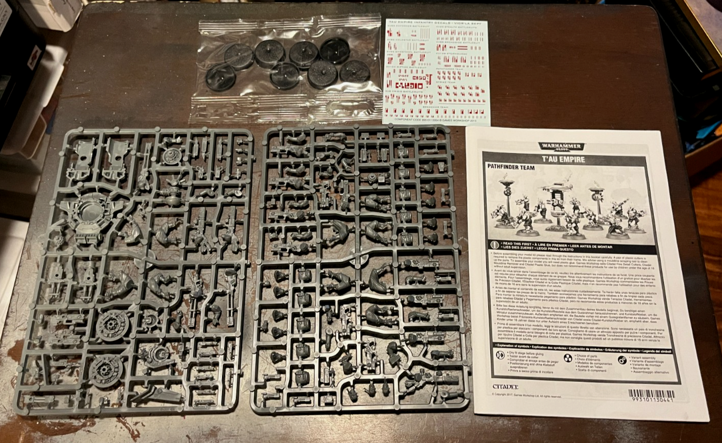 Pathfinders Team Tau Empire on Sprue Open Box Warhammer 40K | eBay