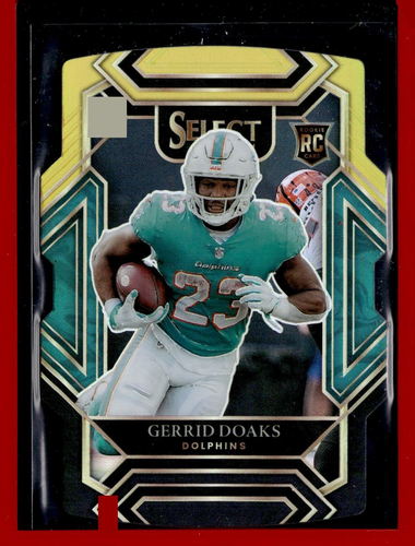 2021 Panini Select Football Gerrid Doaks Club Level Rookie Black Gold ...