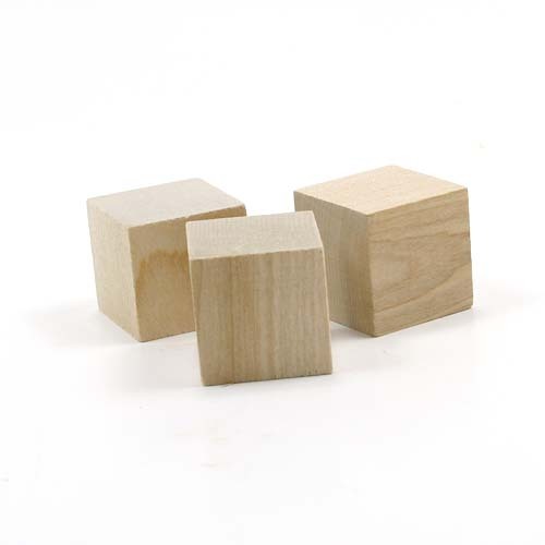 Square Block - 1/2 x 1/2 inch unfinished wood (WW-SQ0500) | eBay