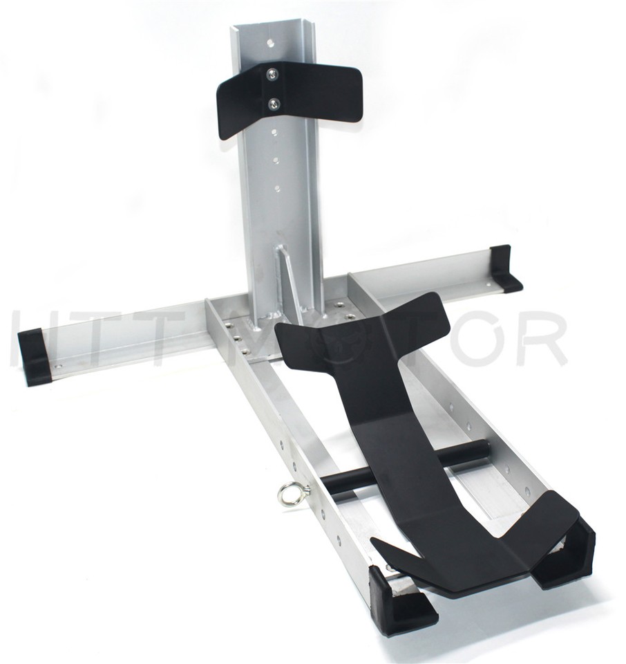 Motorcycle Removable Wheel Chock Nest 14" - 22" Tires Bike Stand Truck ...