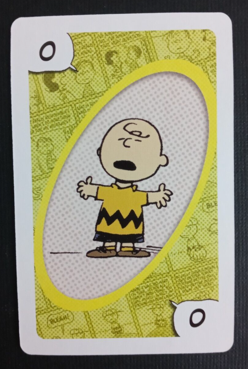 2010 Peanuts Uno Tin Special Edition Card Yellow Charlie Brown #0 | eBay