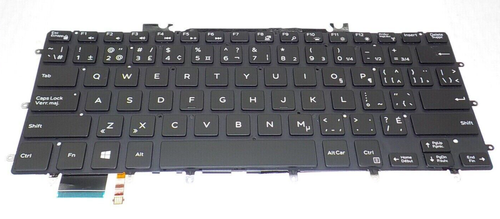 OEM Dell Inspiron 7547 7548 7347 7348 Canadian French Backlit Keyboard ...