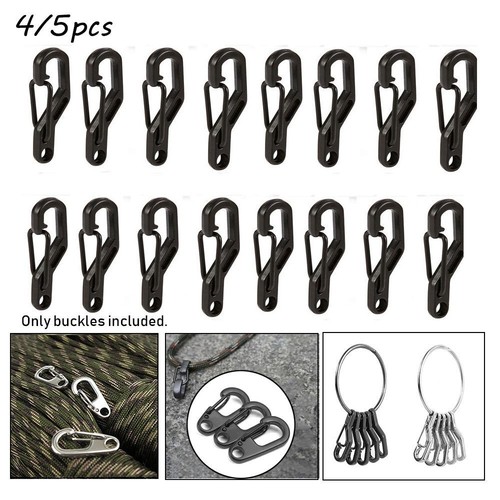 Carabiner EDC Key Ring Spring Hooks Keys Clip Keyring Buckle Keychain ...