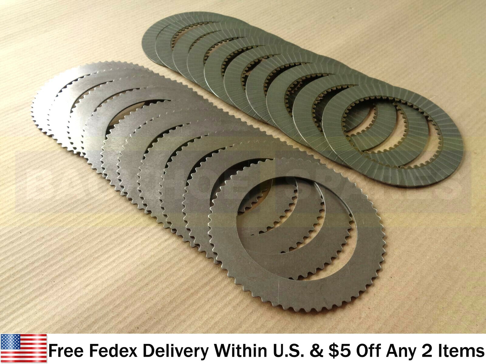 JCB PARTS - FRICTION & COUNTER PLATES CLUTCH, 10 PC EA. (331/16516 331/ ...