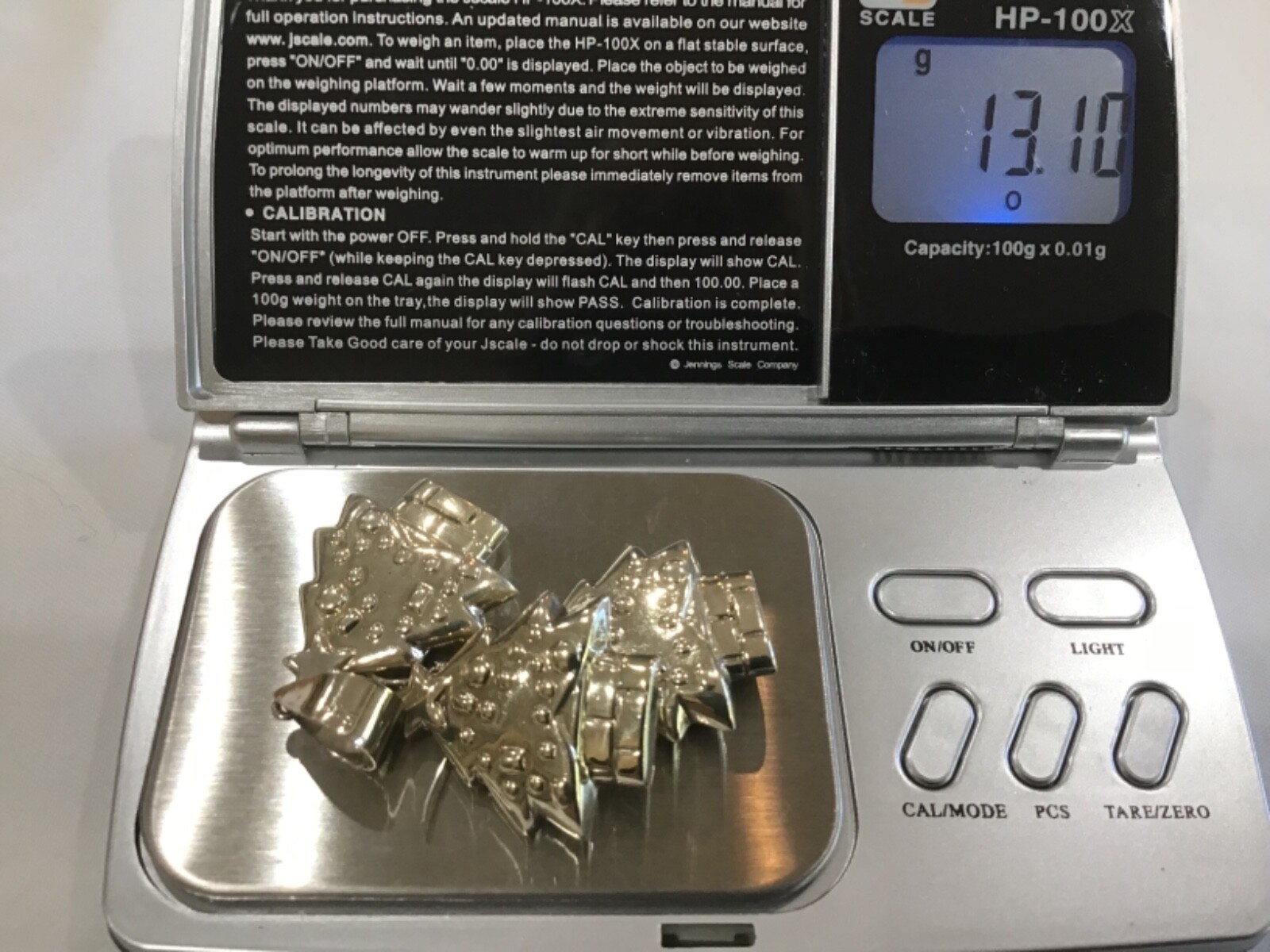 RARE VINTAGE ESTATE 925 SS CHRISTMAS TREE HOLIDAY PENDANT AND DANGLING ...