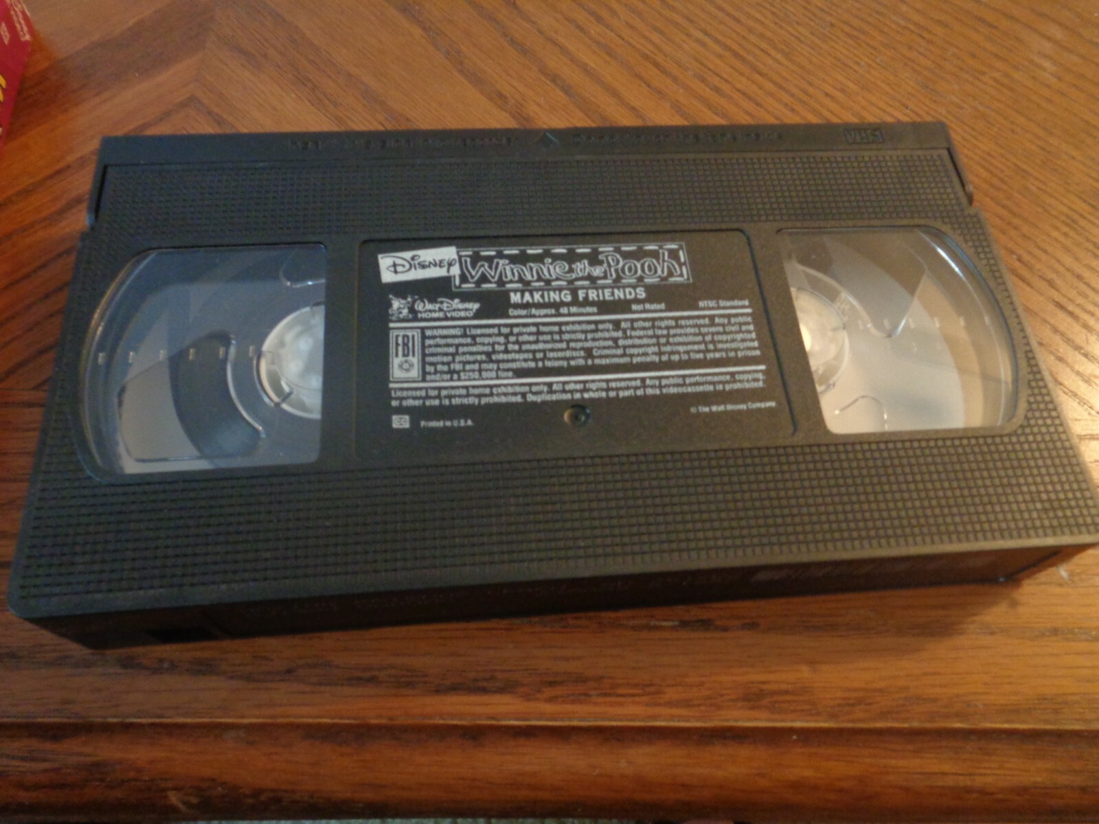 VHS TAPE - DISNEY WINNIE THE POOH - MAKING FRIENDS - GOOD CONDITION | eBay