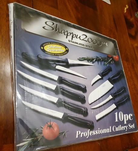Shappu 2000 Stainless Steel 10pc Professional Cutlery Knife Set Forever ...
